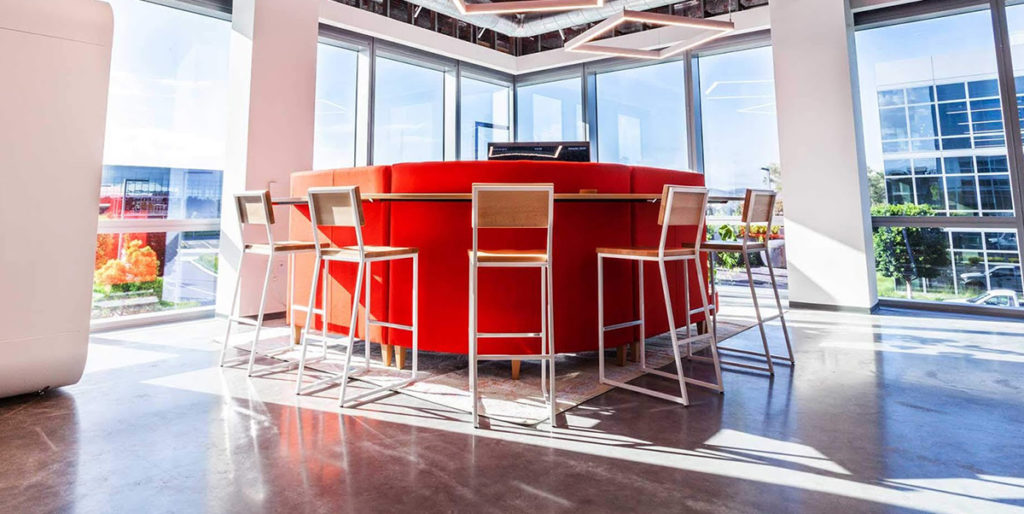 A Colorful Office Design: Inside Restaurant365 HQ - Grand Rapids Chair