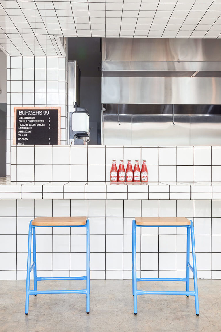 A Minimal & Modern Burger Joint - Grand Rapids Chair
